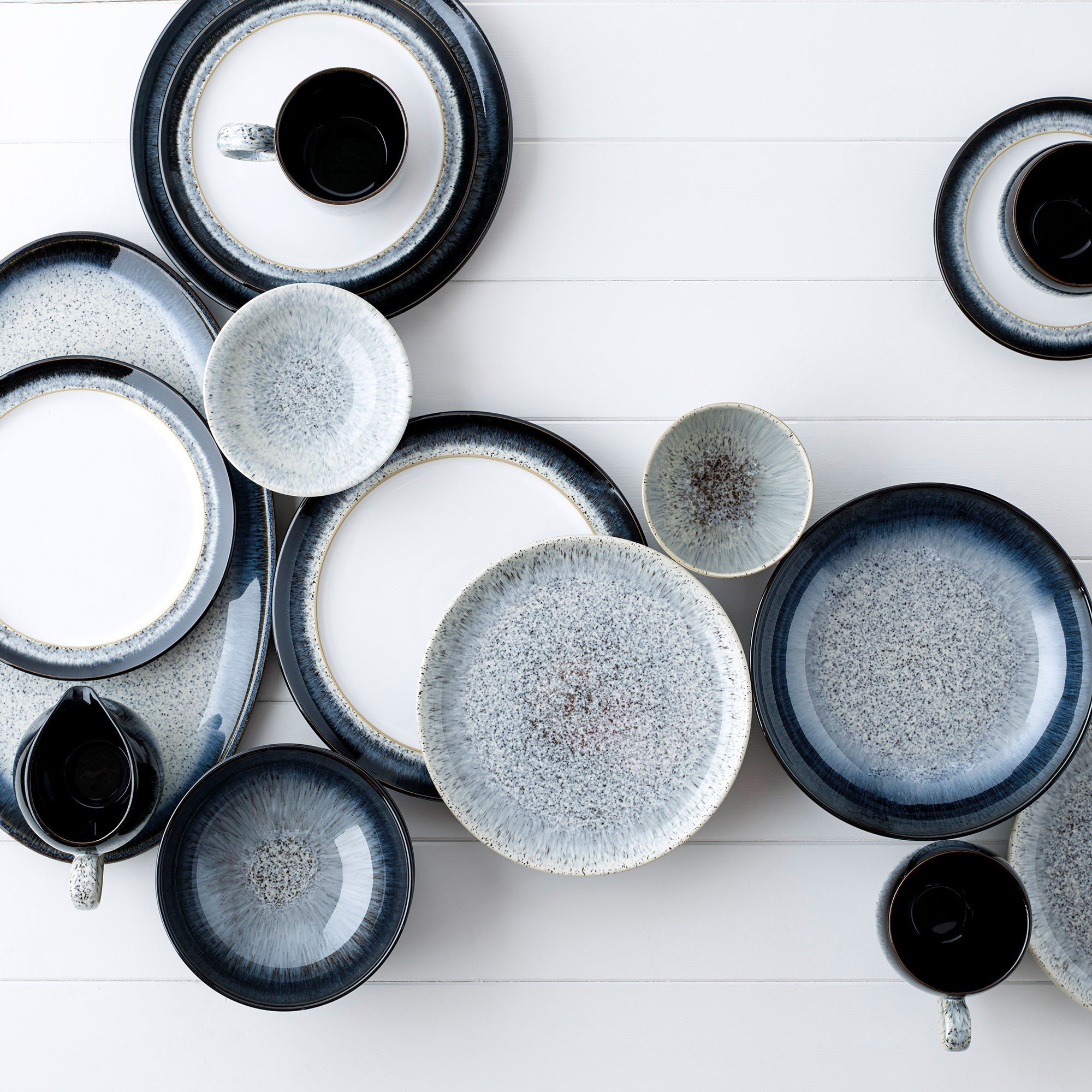 Denby Halo | Medium Coupe Plate | Aldiss of Norfolk