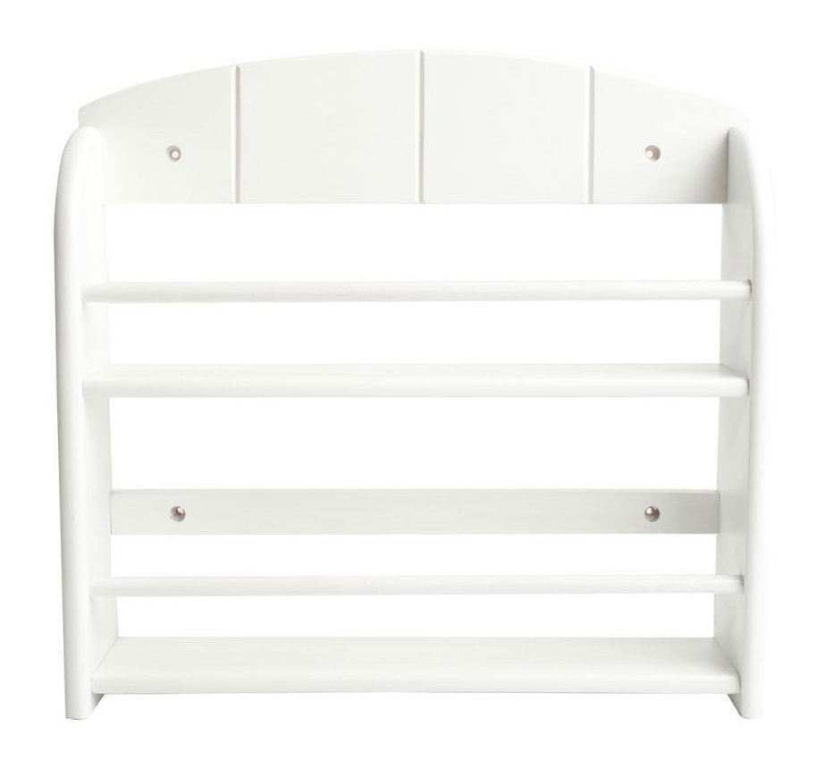 White 12 Jar Spice Rack - Aldiss