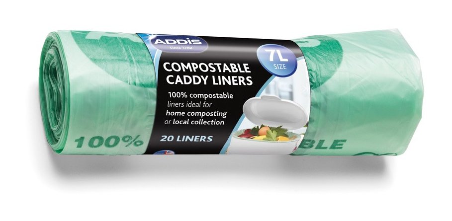 Addis Compostable Caddy Liners Green | Aldiss of Norfolk