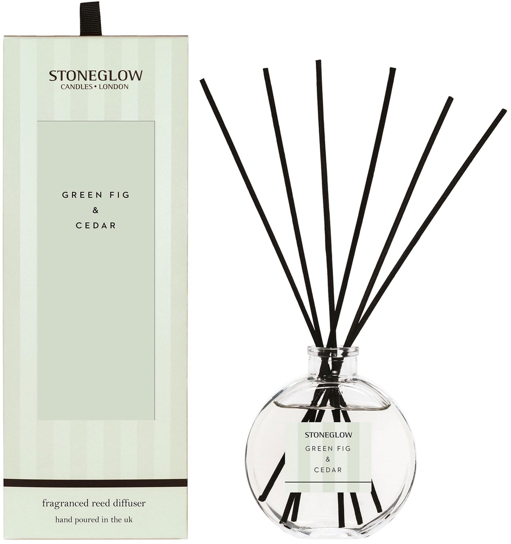 Stoneglow Green Fig & Cedar Reed Diffuser - Aldiss