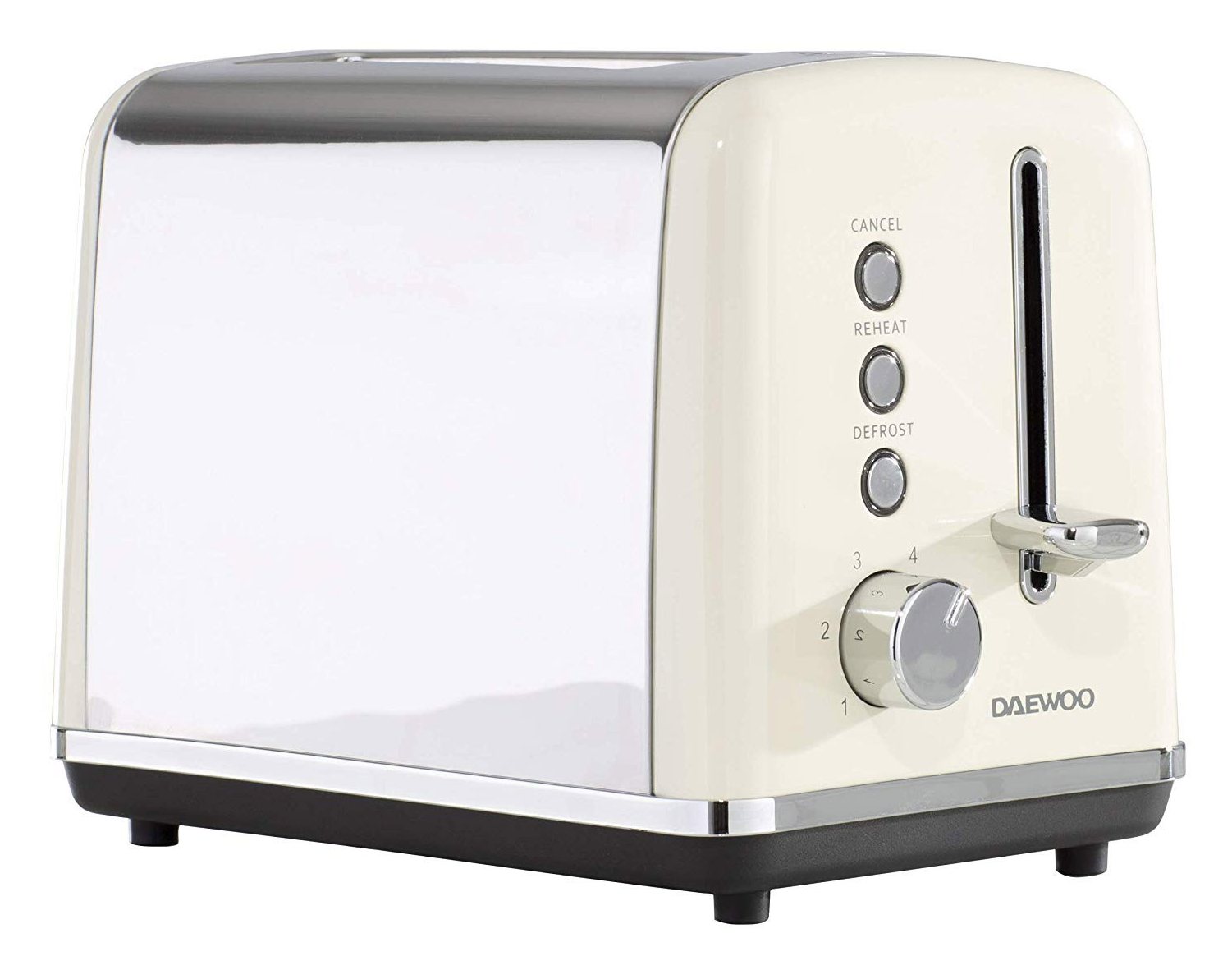 Daewoo Kensington Cream 2 Slices Toaster - Aldiss