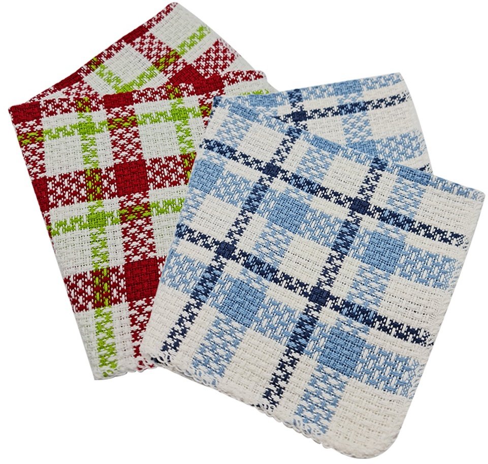 Dobby Check Dishcloth Assorted - Aldiss