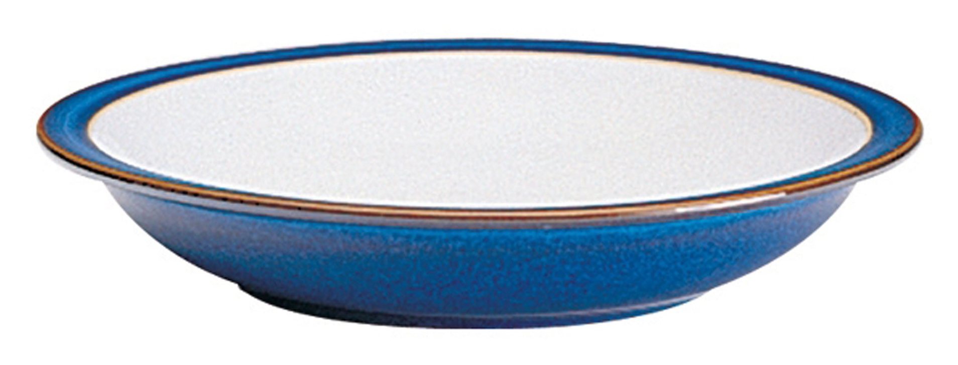 Denby Imperial Blue Shallow Rimmed Bowl - Aldiss