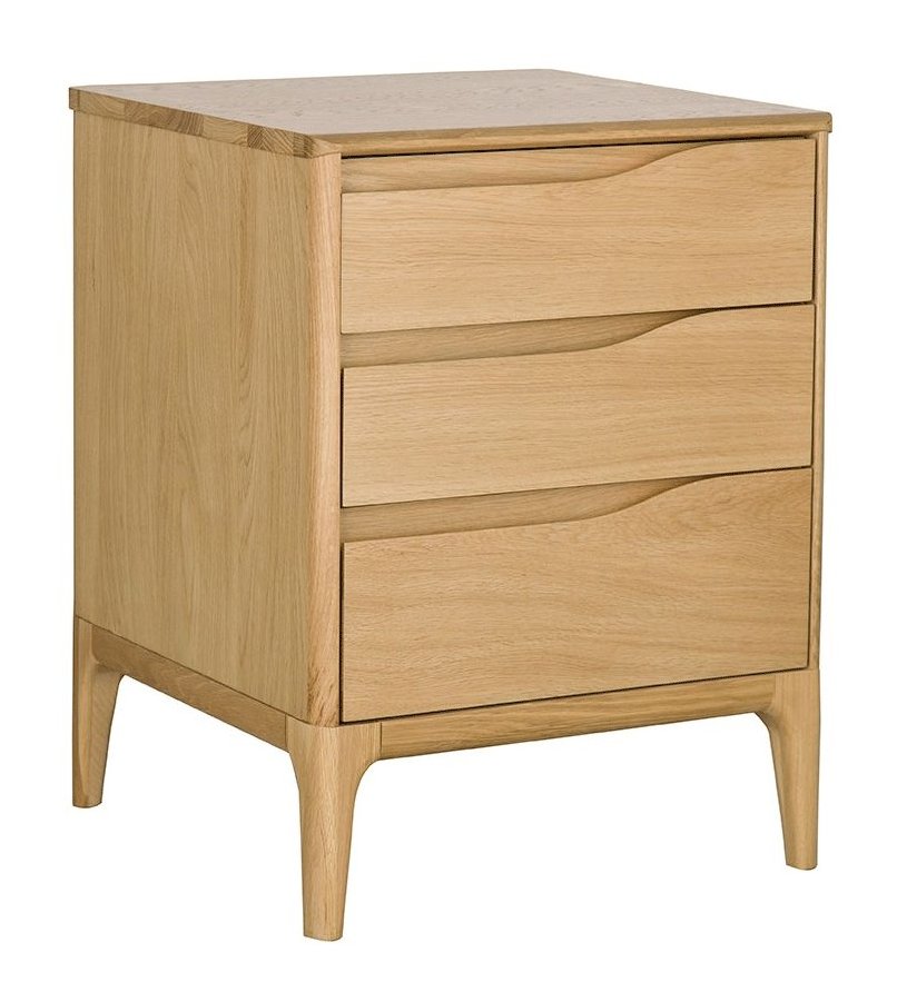 Ercol Rimini 3 Drawer Bedside l Aldiss of Norfolk