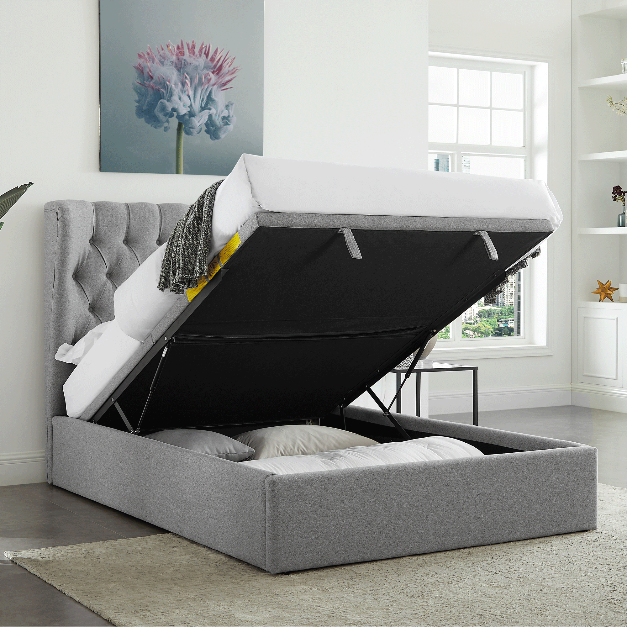 Cairo Ottoman Storage Bedstead - Aldiss