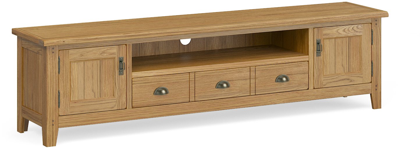 Burlington 2.1m TV Unit | Aldiss of Norfolk