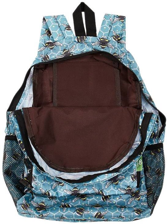 Eco Chic Blue Bee Classic Backpack | Aldiss of Norfolk