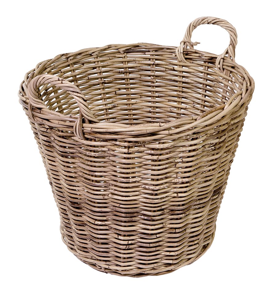 This stylish log basket is ideal for storing wood for the fire or log ...