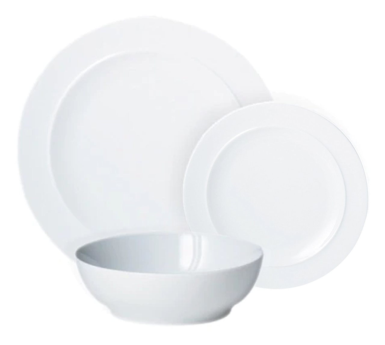 Denby White 12 Piece Dinner Set | Aldiss of Norfolk