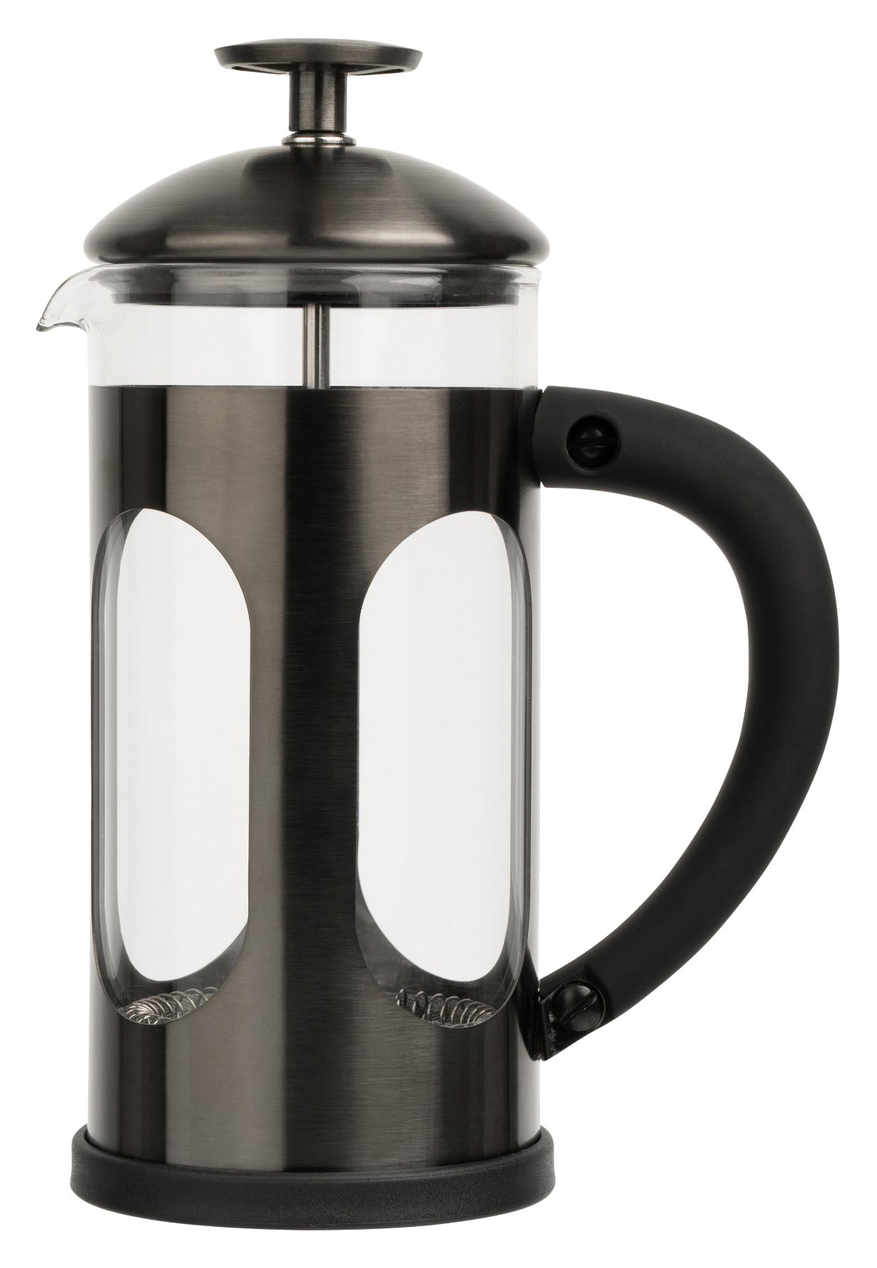 Siip | infuso | gunmetal steel | glass cafetiere | Aldiss