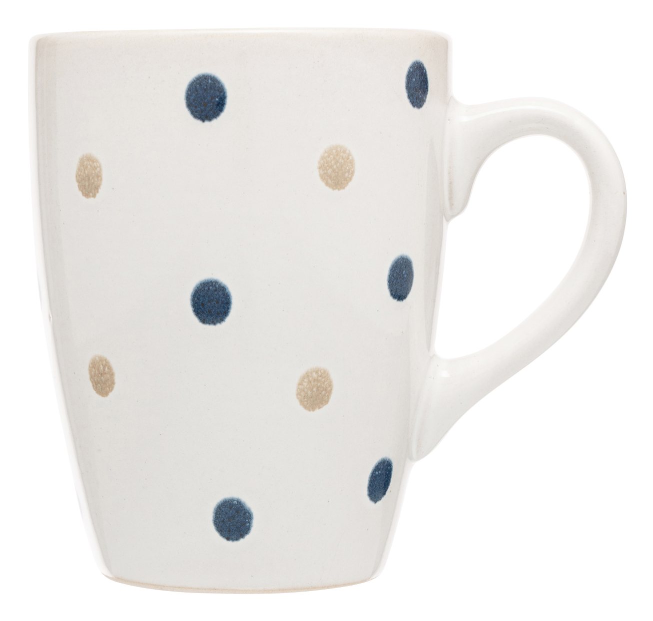 Siip | reactive glaze spot mug | blue & beige | Aldiss