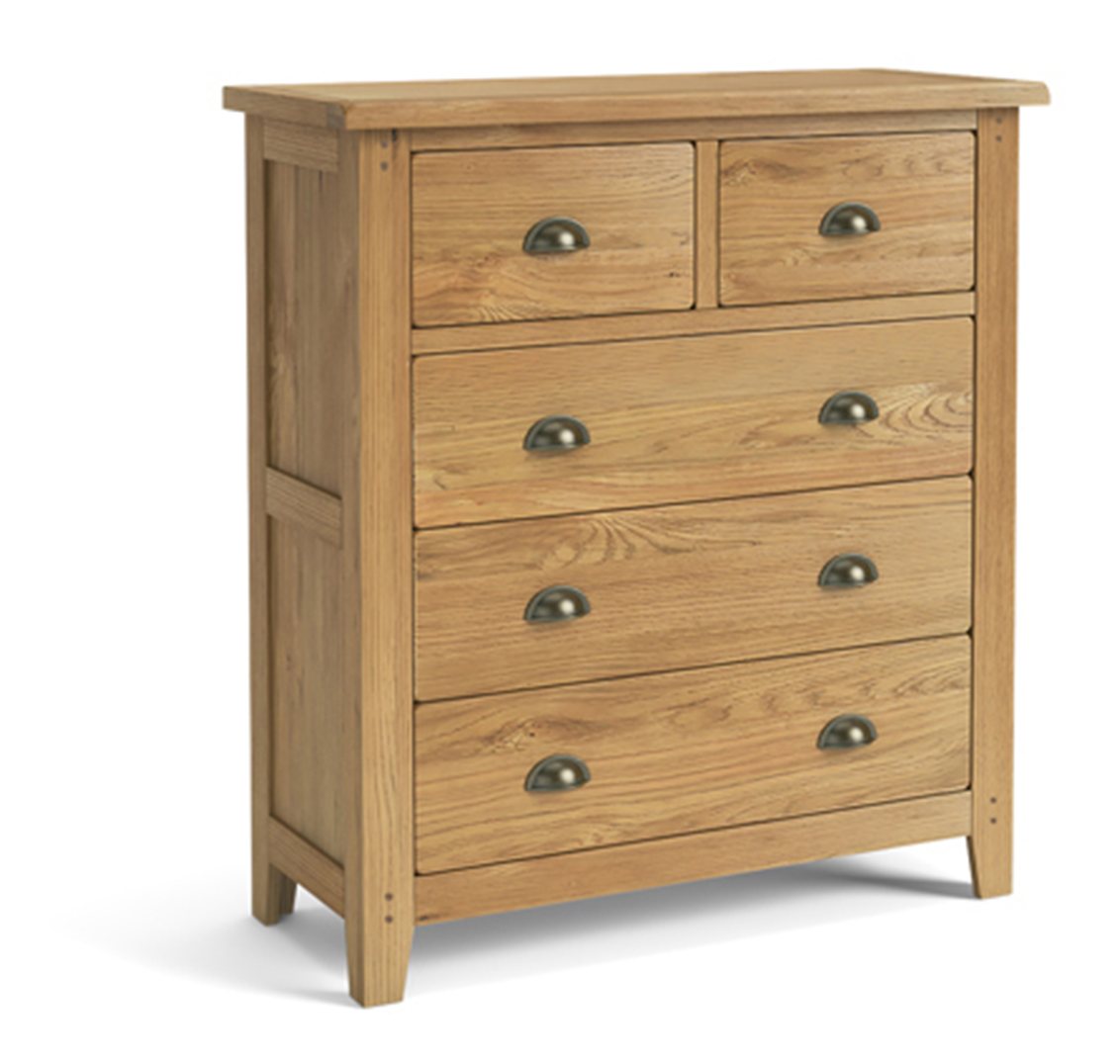 Burlington 2 over 3 chest | Aldiss of Norfolk