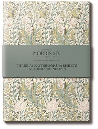 William Morris | A6 Notebook Set | Aldiss of Norfolk