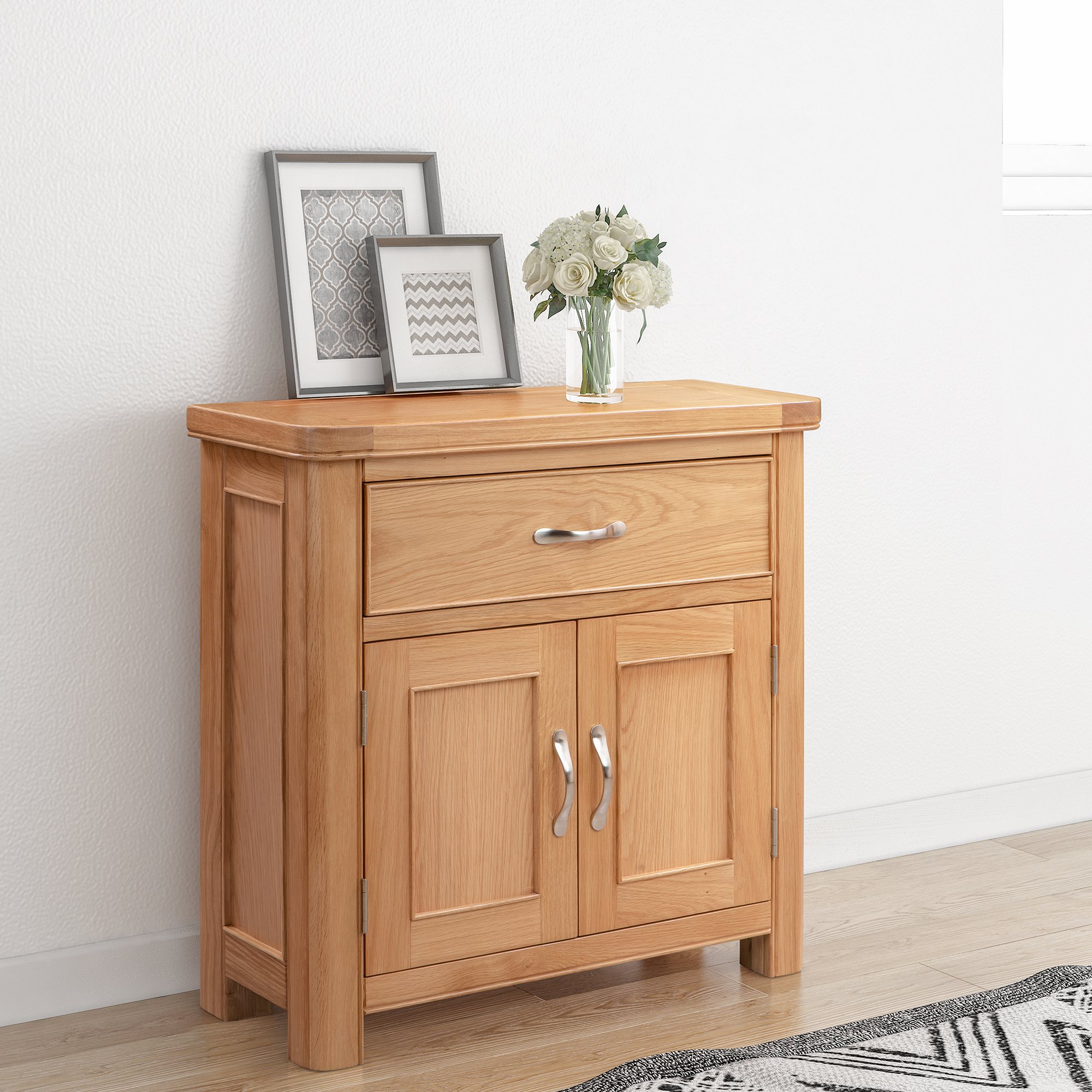 Gloucester Oak Compact Sideboard | Aldiss of Norfolk