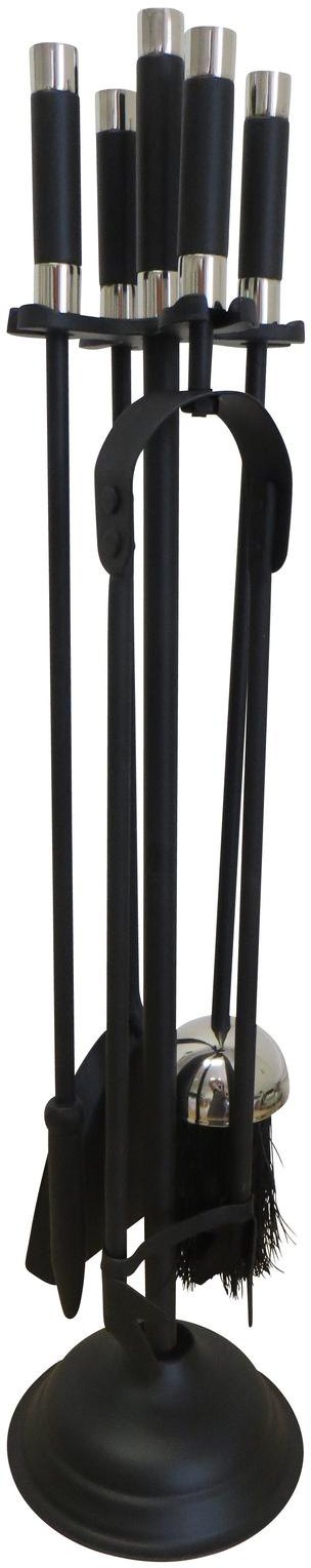 Black Isle Forge | Black and Nickel Companion Set | Aldiss