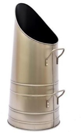 Black Isle Forge Antique Pewter Coal Scuttle Bucket | Aldiss