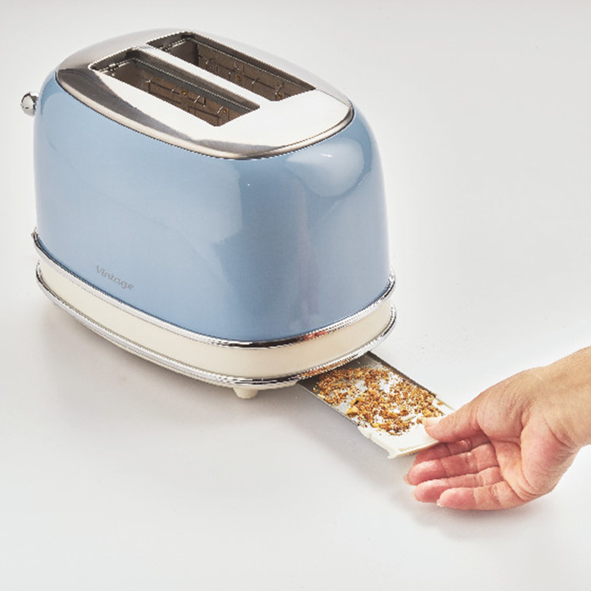 Ariete Vintage 2 Slice Toaster Blue | Aldiss of Norfolk