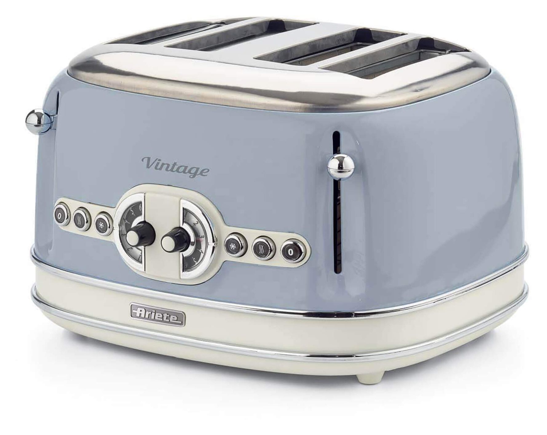 Ariete Vintage 4 Slice Toaster Blue | Aldiss of Norfolk