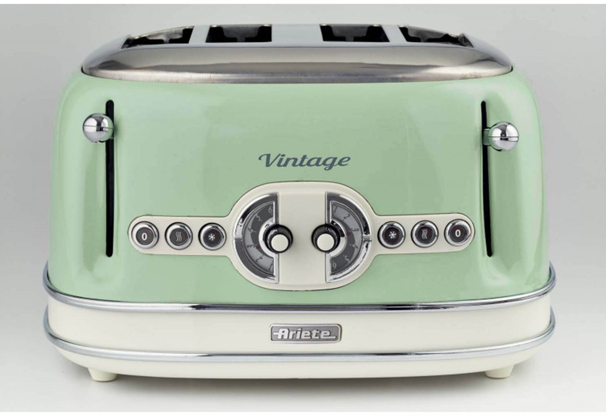 Ariete Vintage 4 Slice Toaster Green | Aldiss of Norfolk