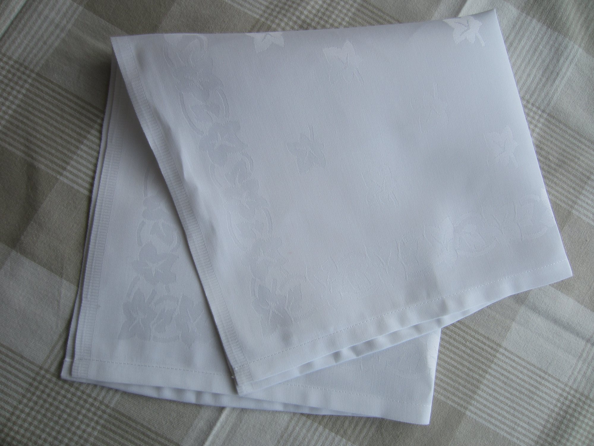 Cotton Damask Border Napkin | Aldiss of Norfolk