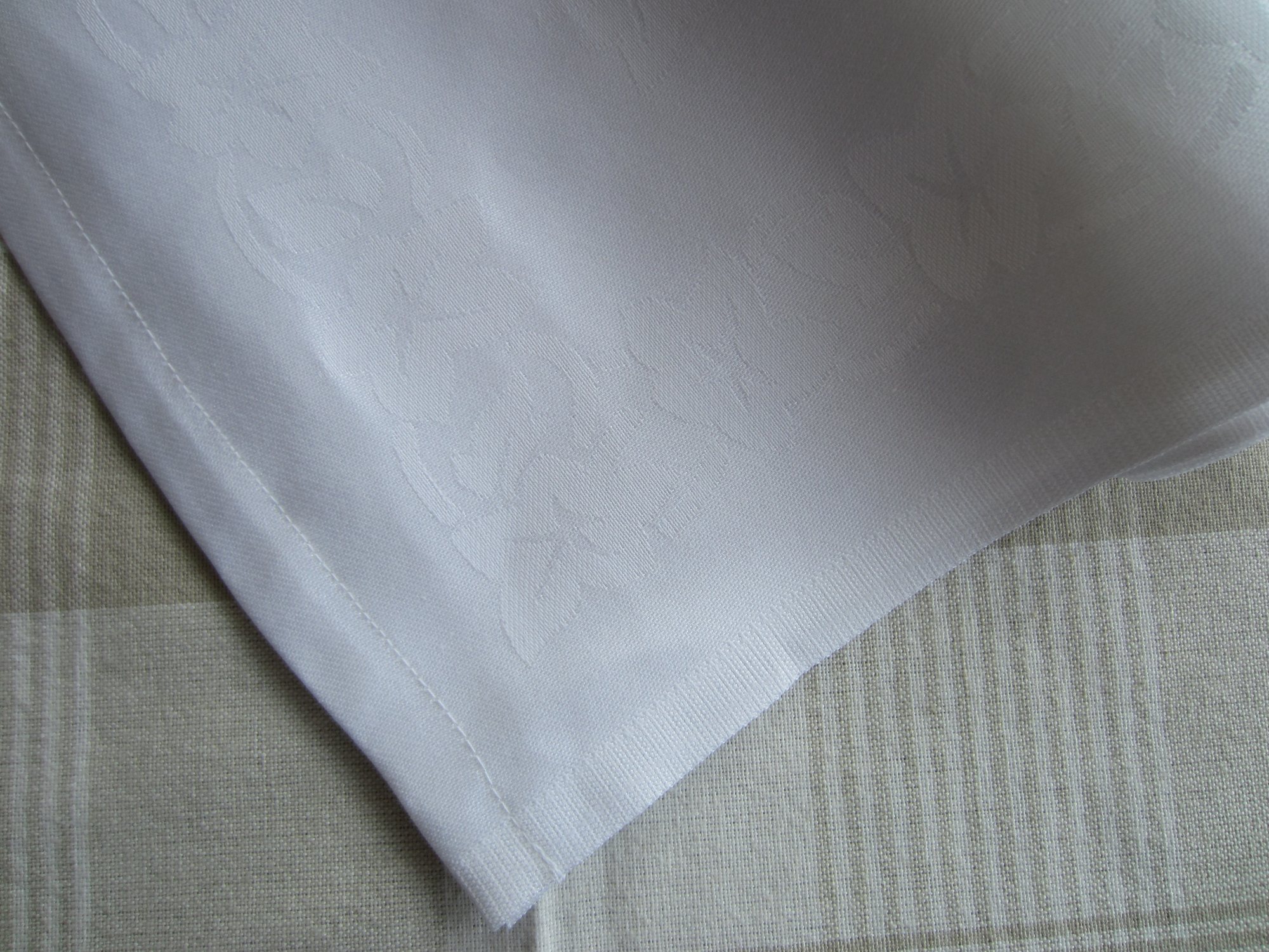 Cotton Damask Border Napkin | Aldiss of Norfolk