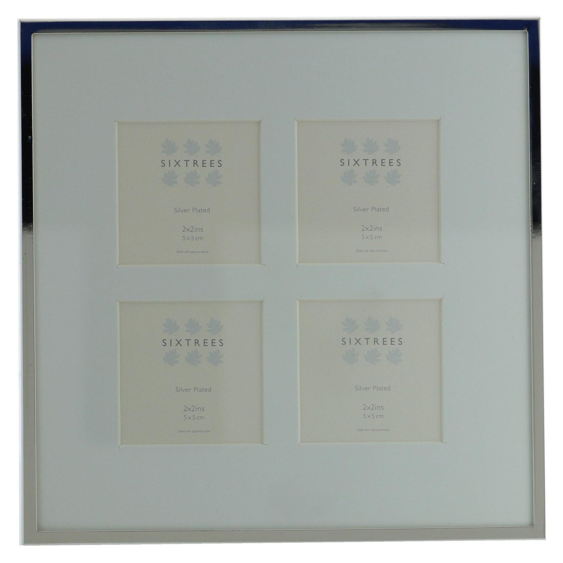 Sixtrees | Park Lane Silver Plated Four Photo Frame | Aldiss
