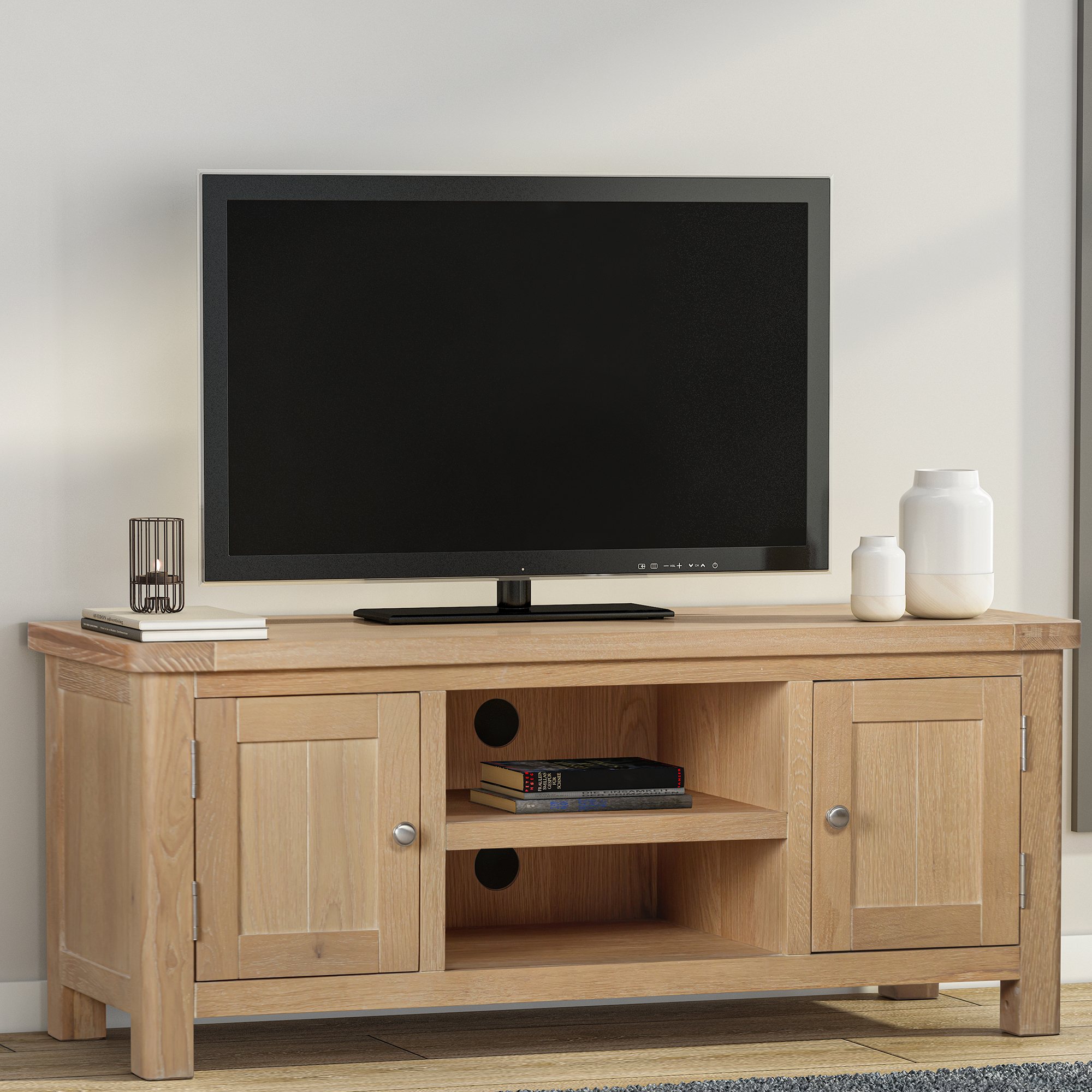 Silverdale | Large TV Unit | Aldiss of Norfolk