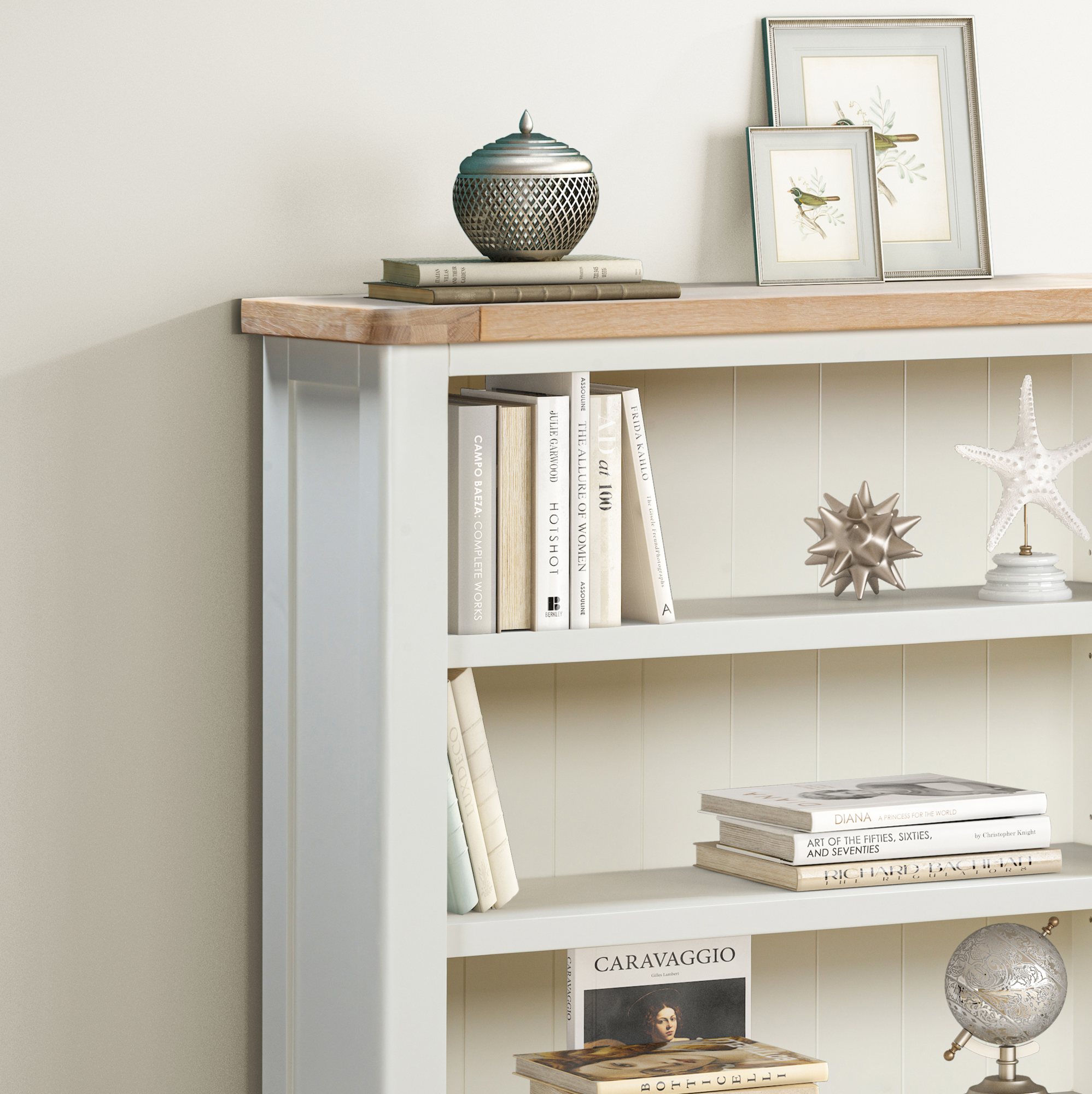 Silverdale Painted 90cm Bookcase | Aldiss of Norfolk