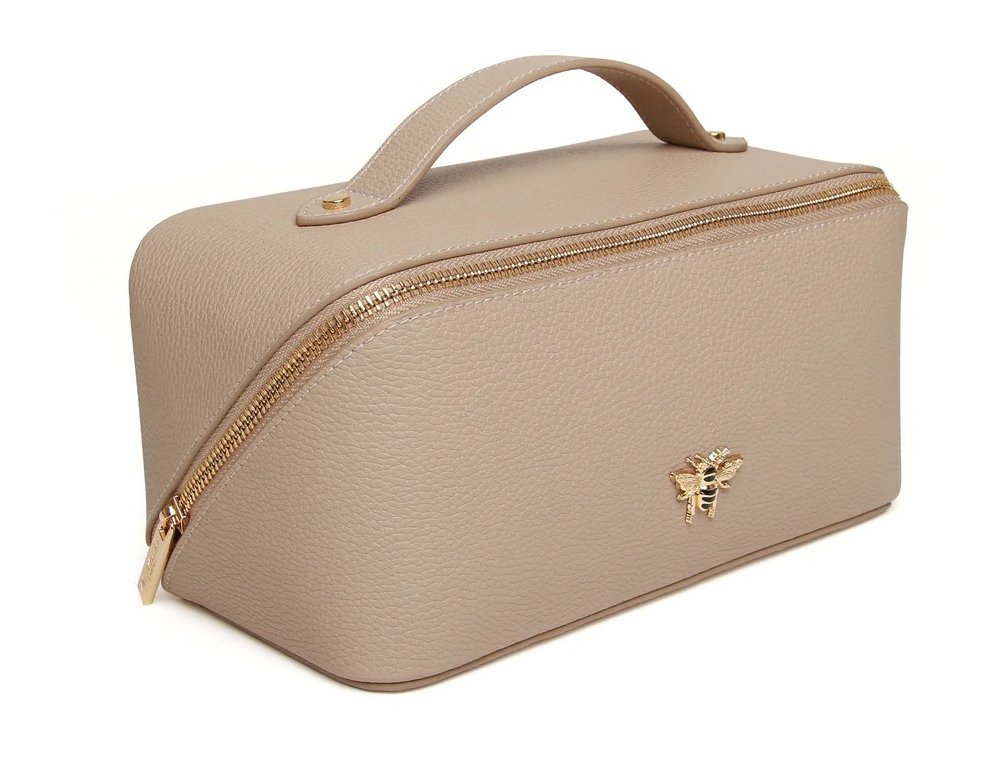 Alice Wheeler Stone Train Case | Aldiss of Norfolk