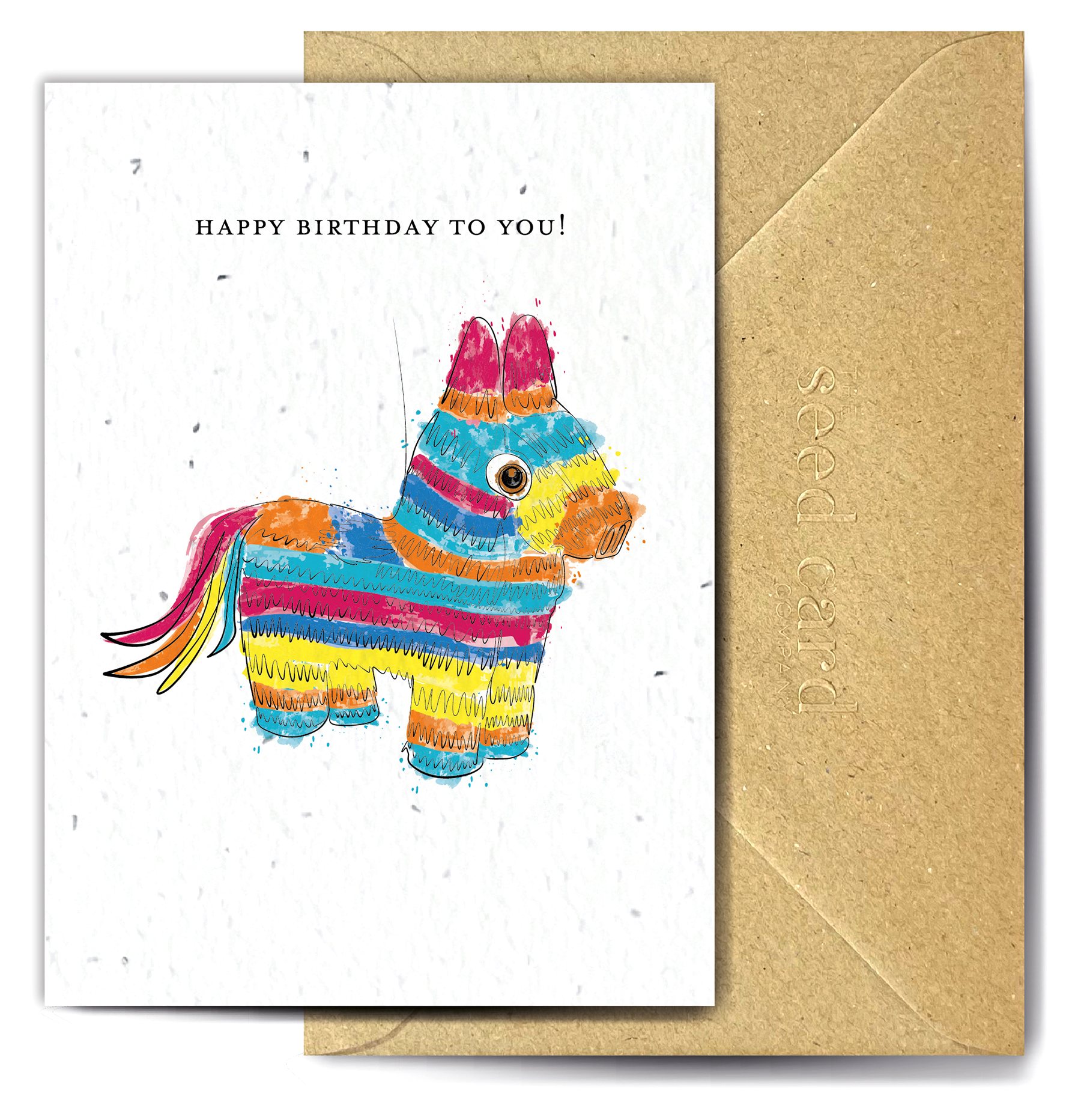 The Seed Card Company A Paper Pinata Birthday Card | Aldiss