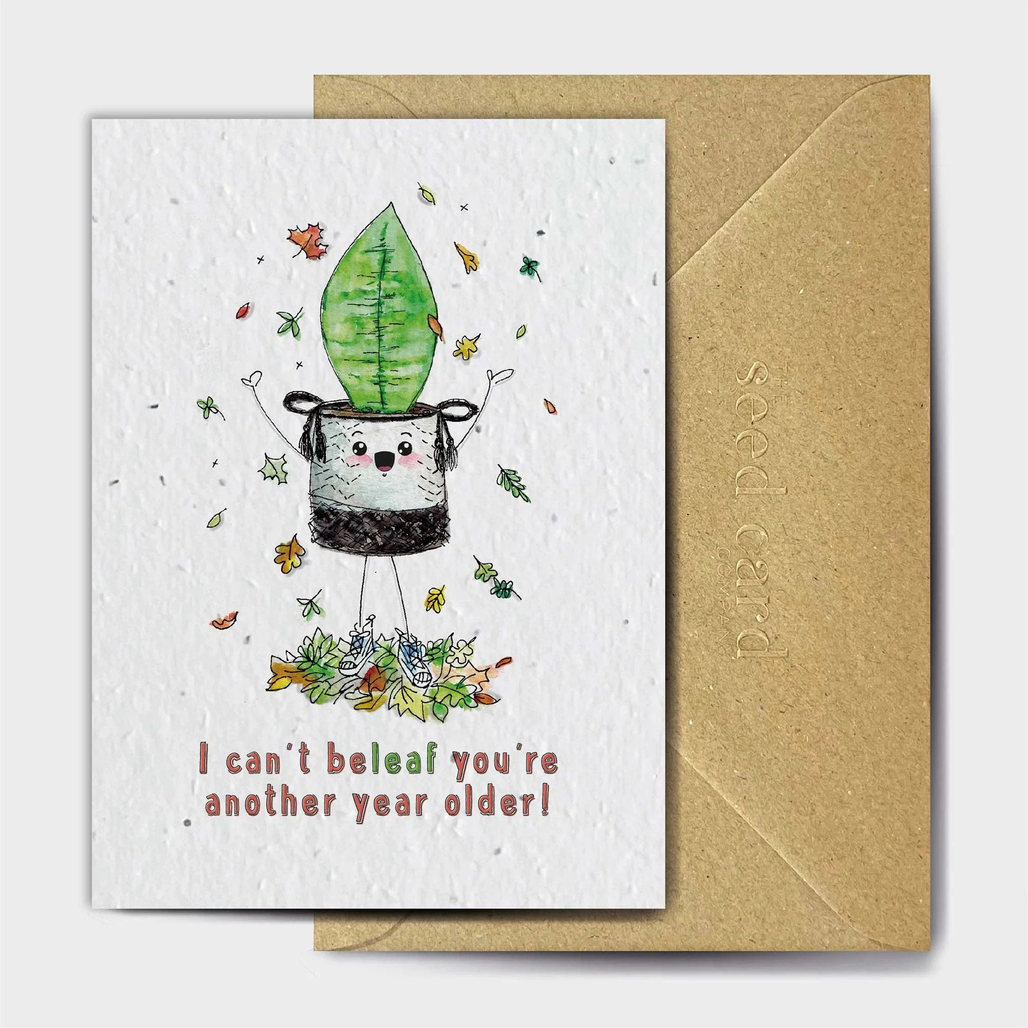 Seed Card Co | Shark Fin Salutations Birthday Card | Aldiss