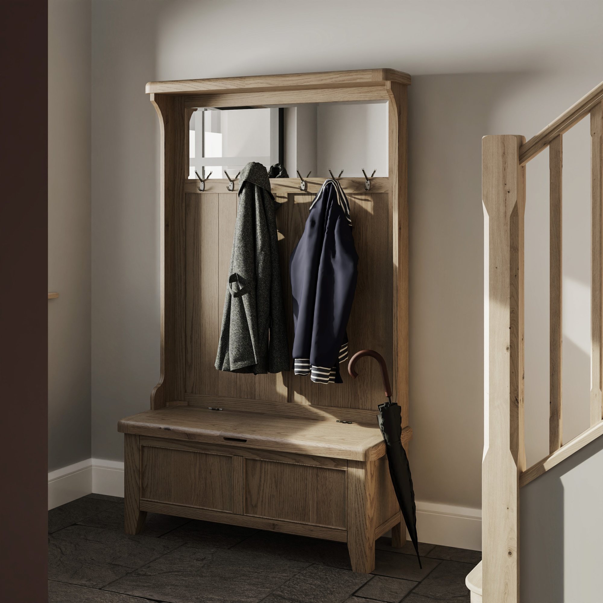 Heritage Hall Bench Unit | Aldiss of Norfolk