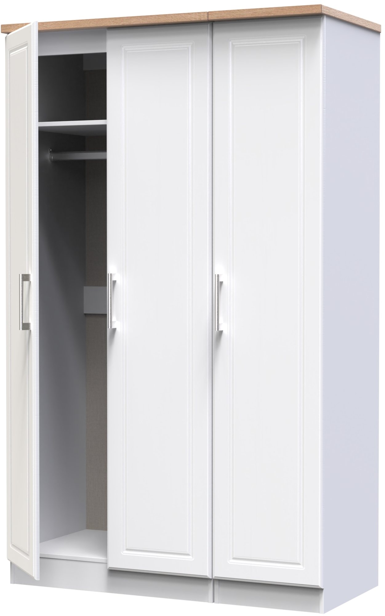 Stoneacre Tall Triple Plain Wardrobe | Aldiss of Norfolk