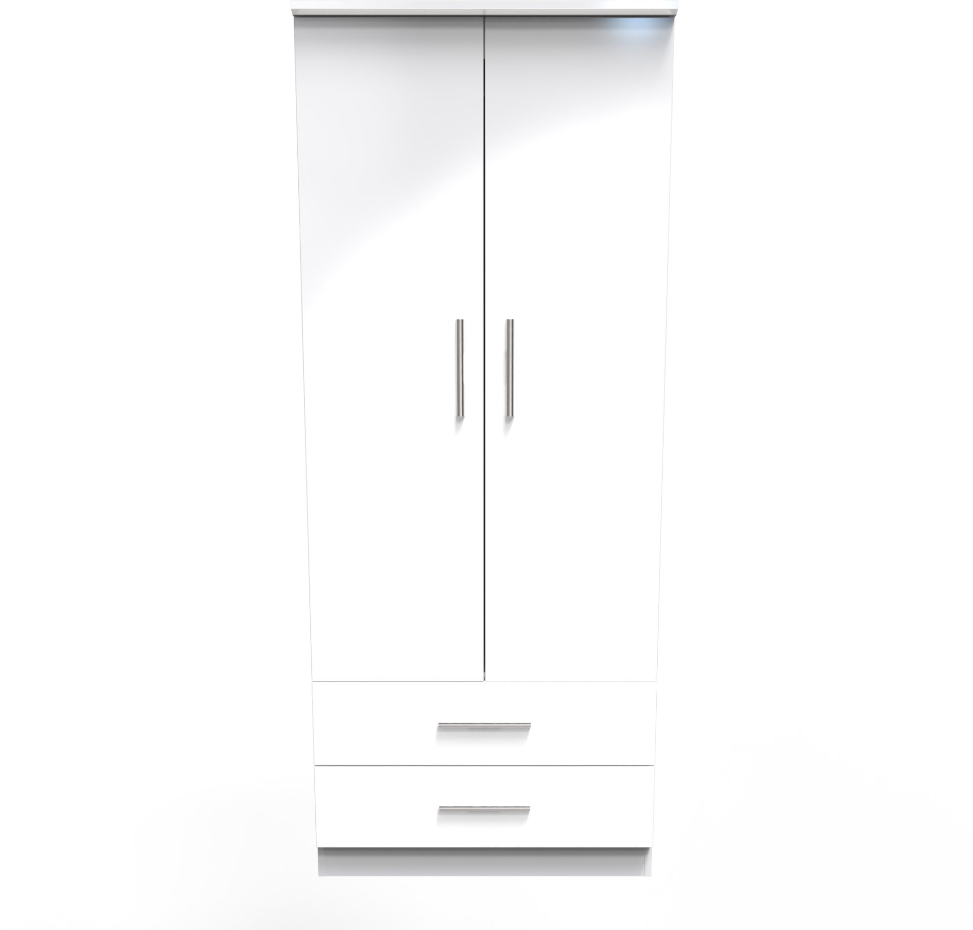 Kingsley 2ft 6in 2 Drawer Wardrobe | Aldiss of Norfolk