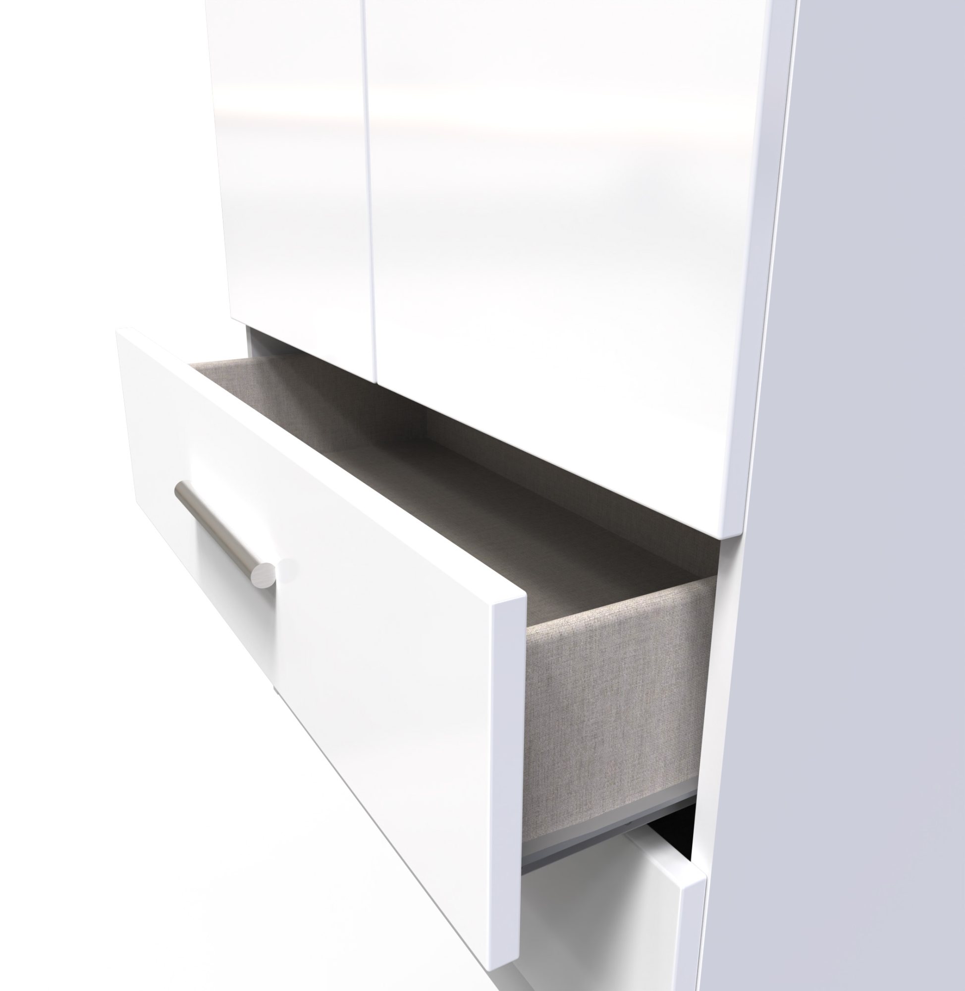 Kingsley 2ft 6in 2 Drawer Wardrobe | Aldiss of Norfolk