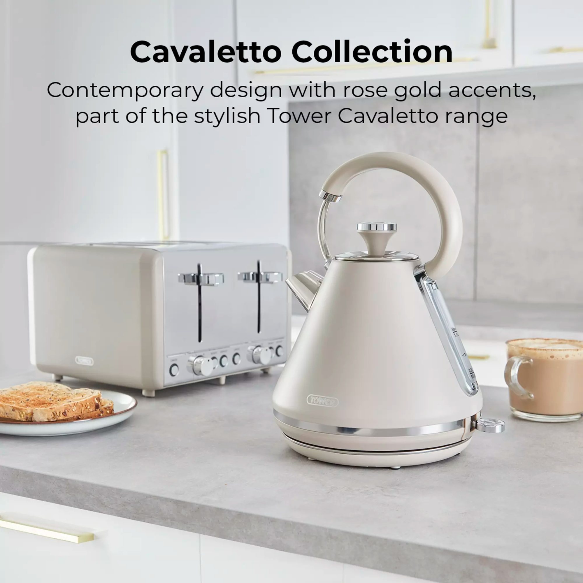 Tower | Cavaletto 1.7L Pyramid Kettle | Aldiss of Norfolk