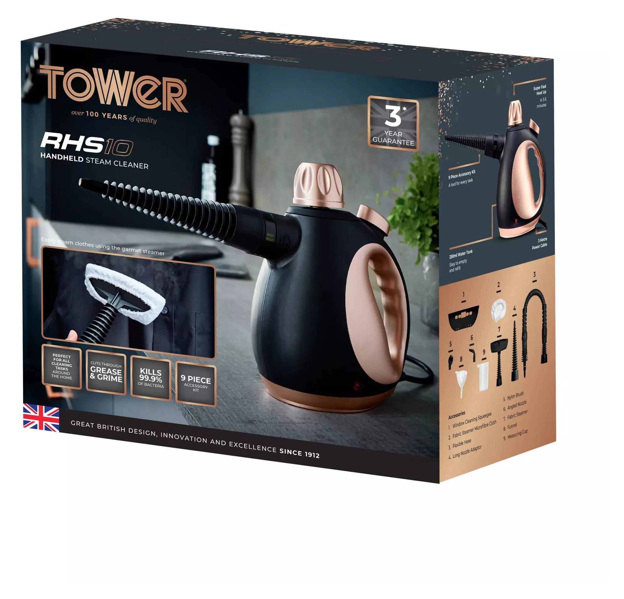 Tower | Handheld Steam Cleaner | Aldiss of Norfolk