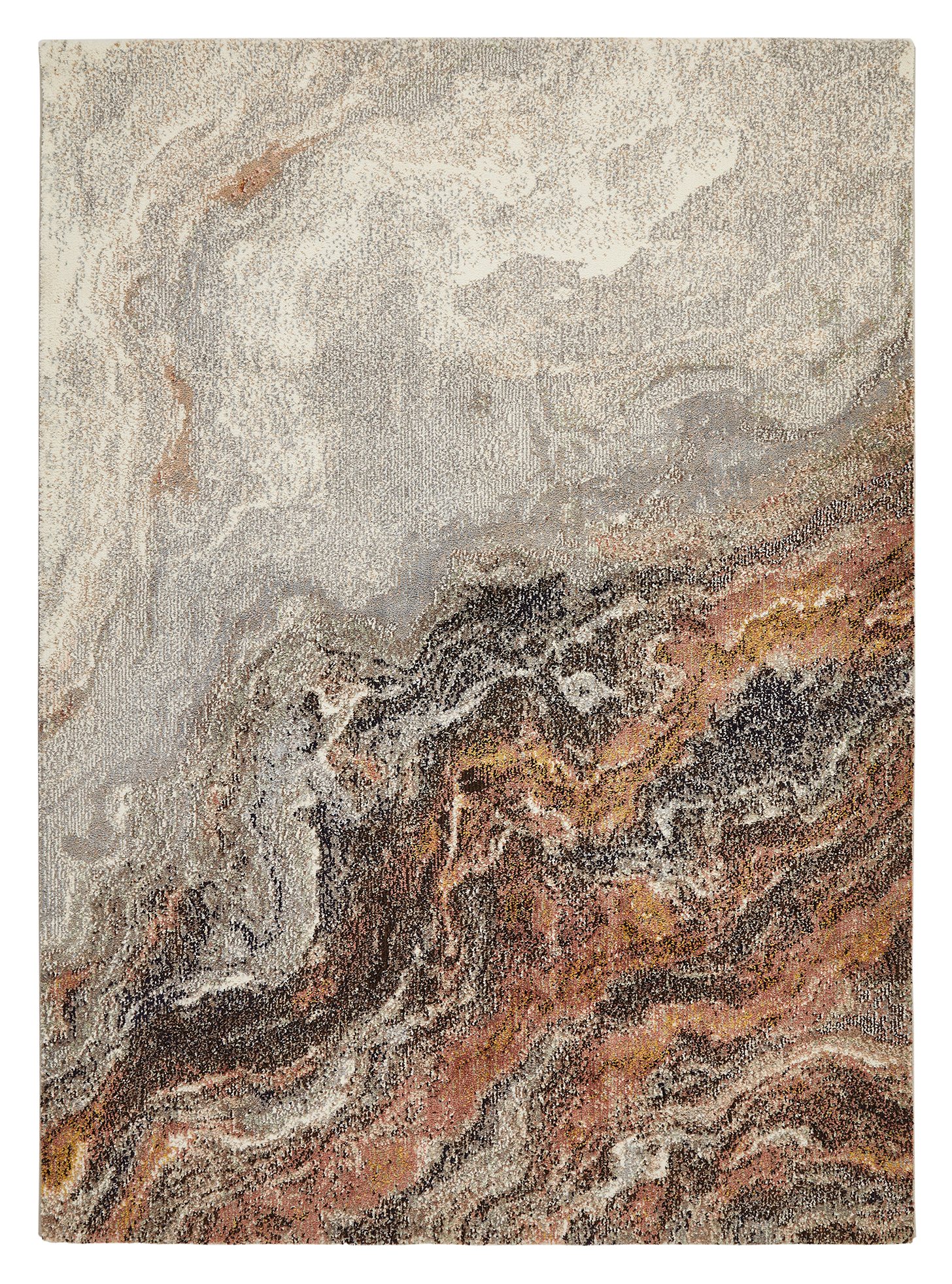 Amara Rug Ivory Grey & Taupe 160x220 | Aldiss of Norfolk