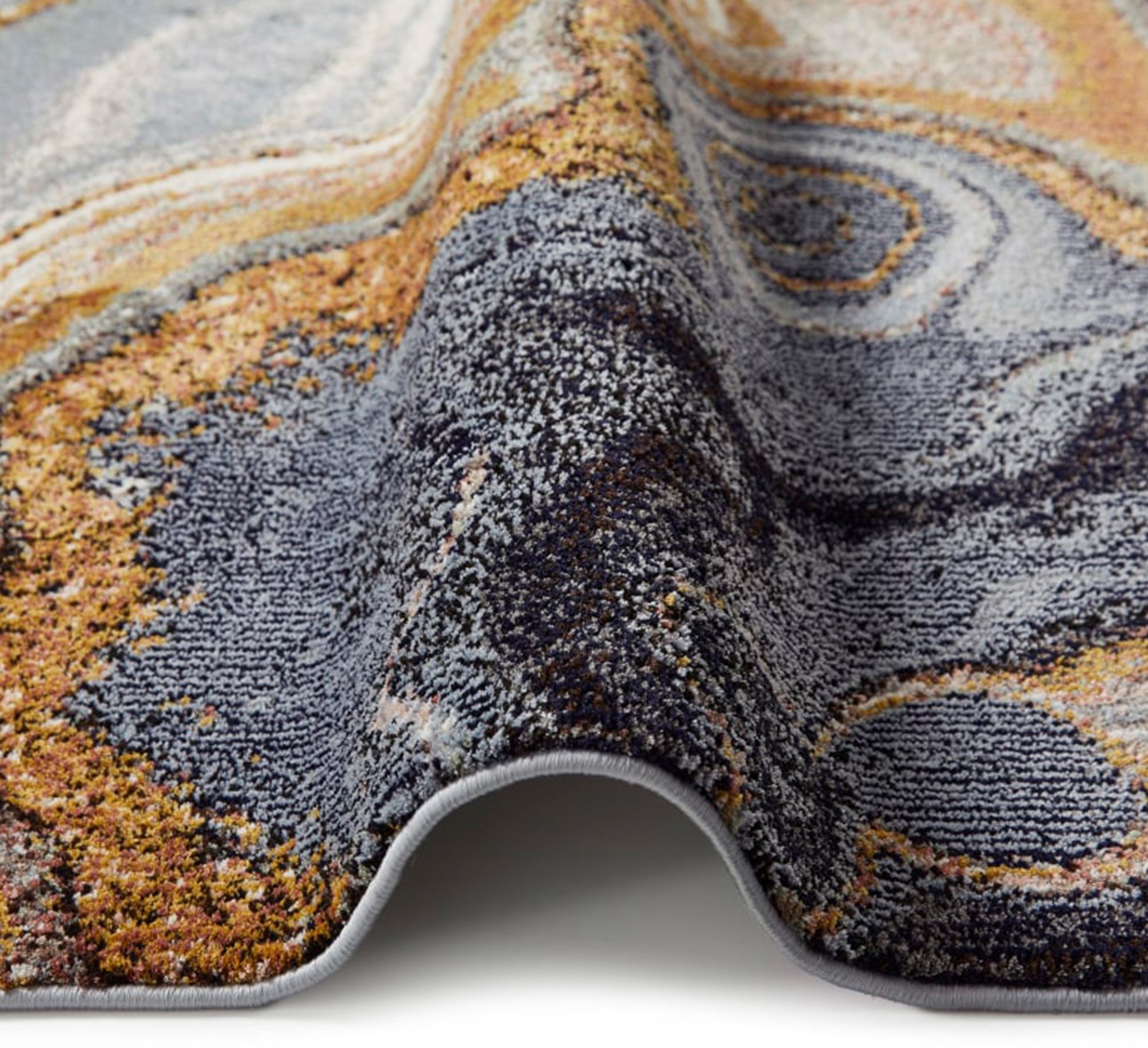 Amara Rug Blue Bronze 160x220 | Aldiss of Norfolk