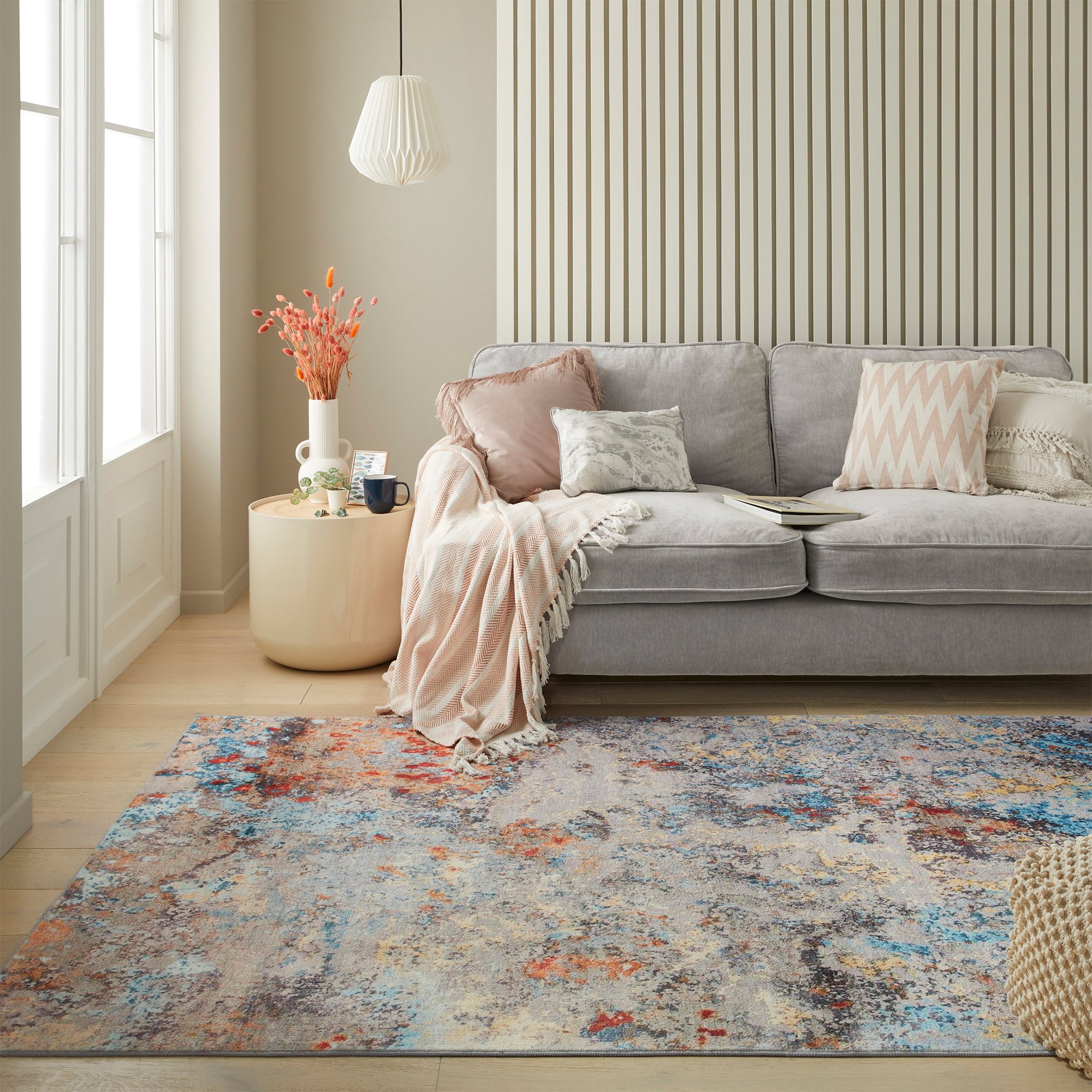 Lux Rug LUX01 Light Multi 120x180 | Aldiss of Norfolk