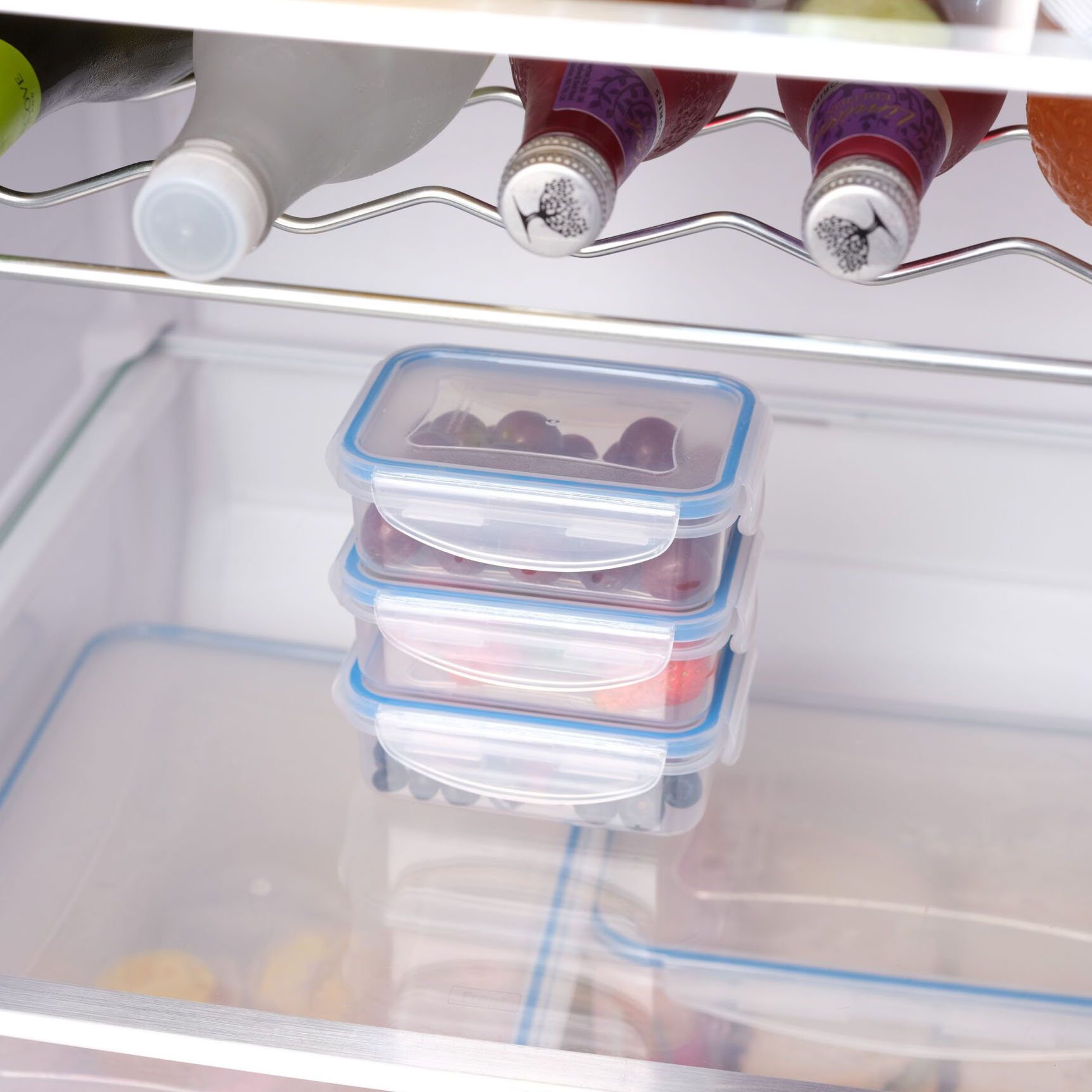 Addis Clip Tight 240ml Rectangular 3 Container Set | Aldiss