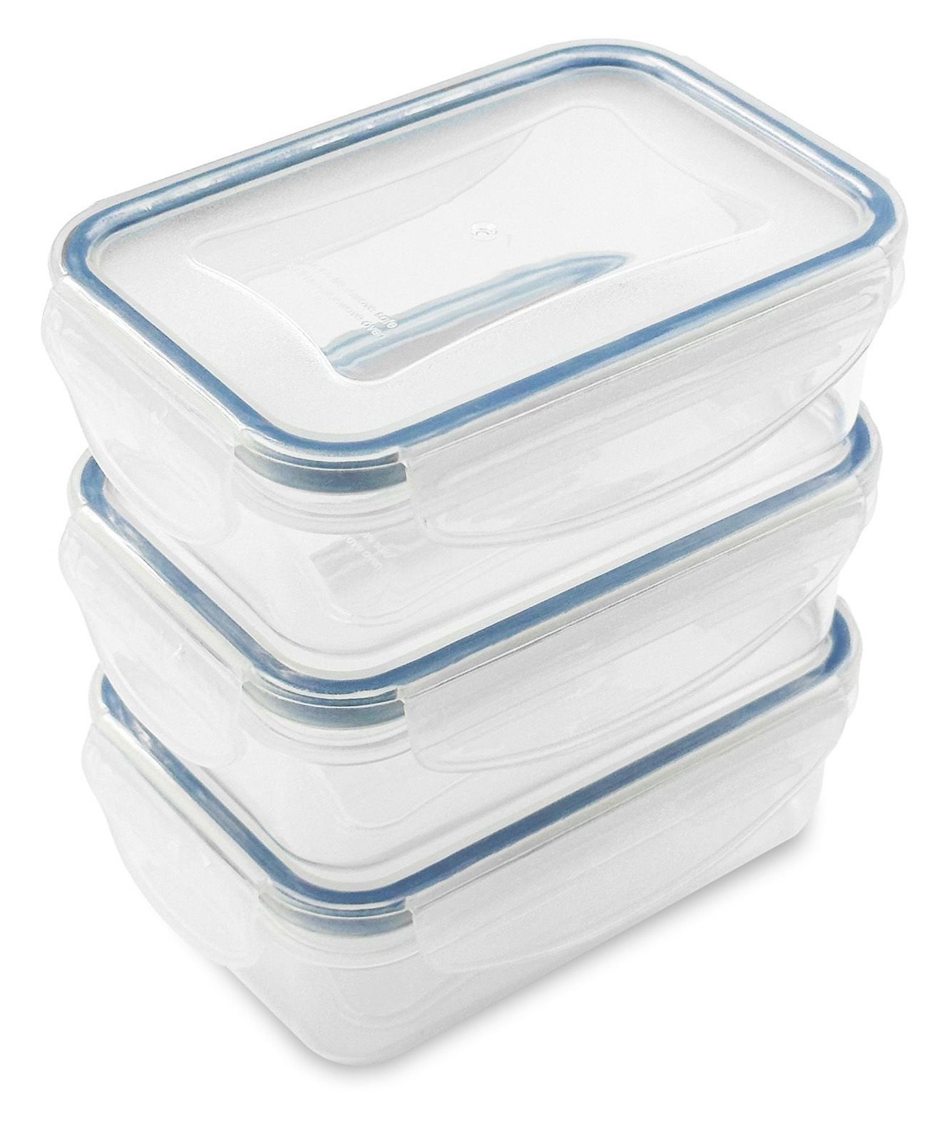 Addis Clip Tight 240ml Rectangular 3 Container Set | Aldiss