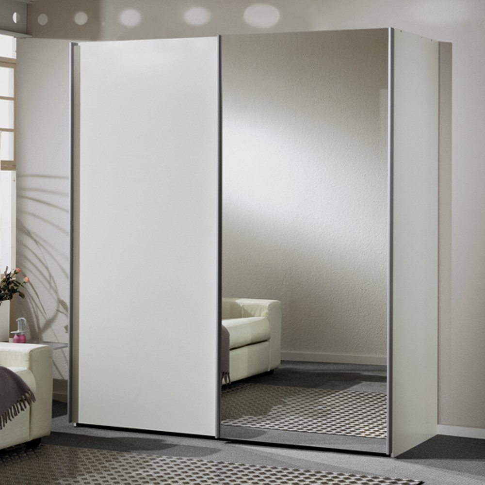 Monte Carlo 2 Door Mirrored Wardrobe | Aldiss of Norfolk