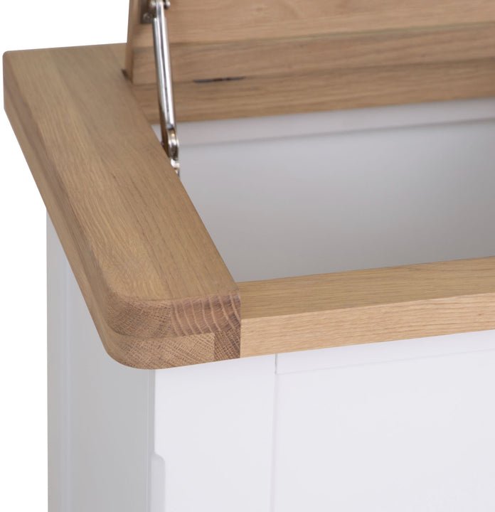 Holkham Oak Laundry Box | Aldiss of Norfolk