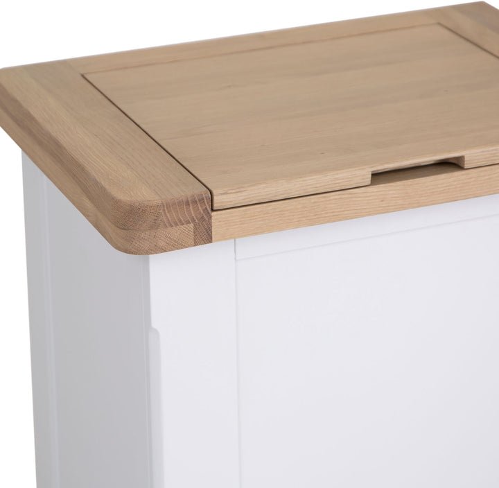 Holkham Oak Laundry Box | Aldiss of Norfolk
