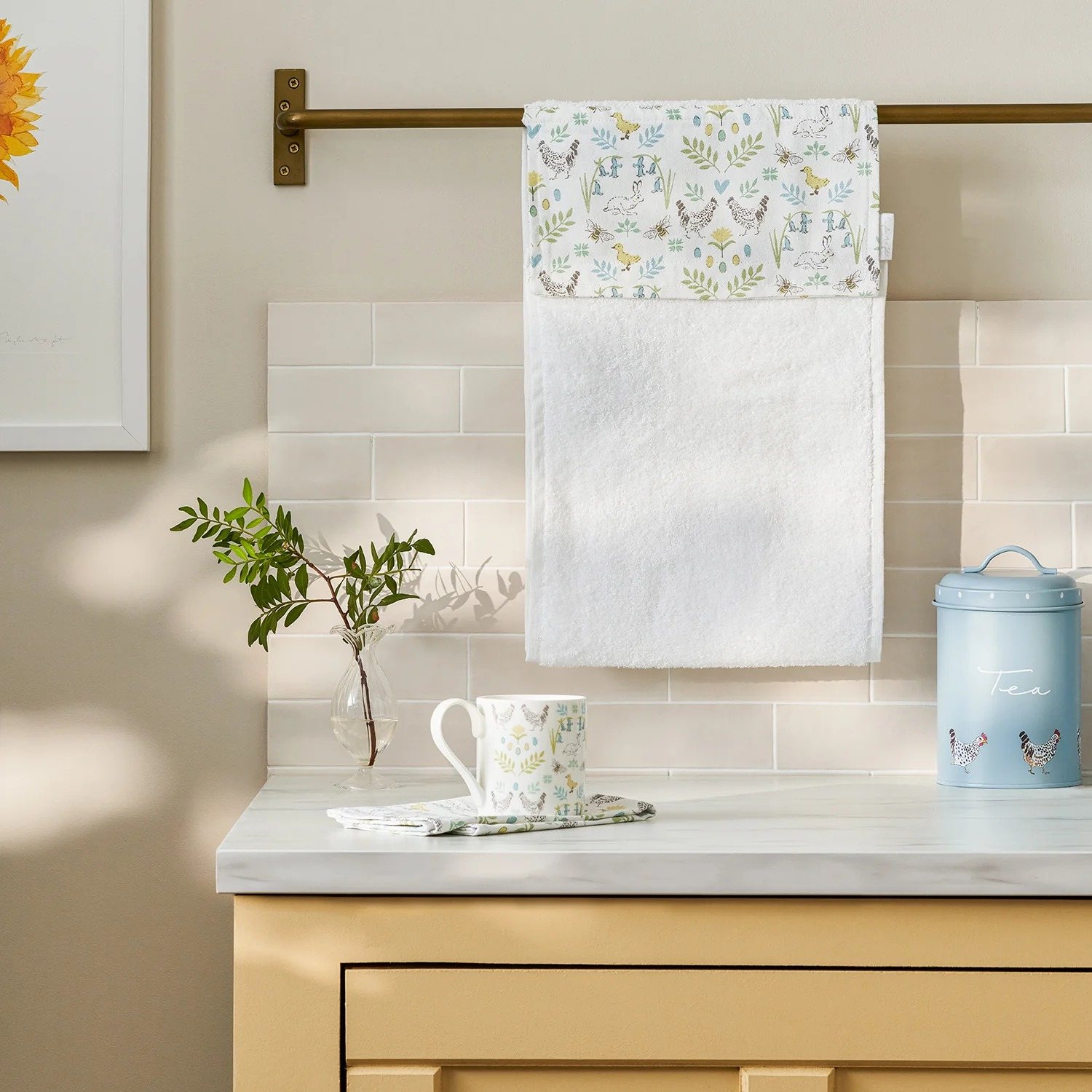 Sophie Allport Spring Chicken Hand Towel | Aldiss of Norfolk