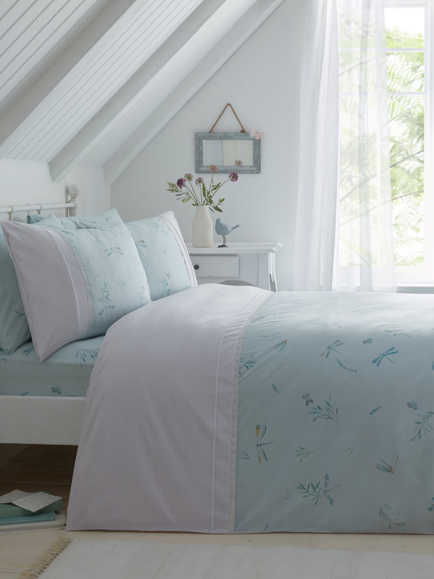 D&D Fifi Duck Egg Duvet Cover Set | Aldiss of Norfolk