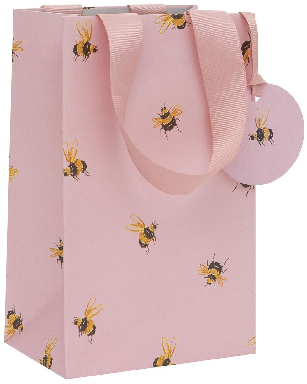 Glick Pink Bee Gift Bag | Aldiss of Norfolk