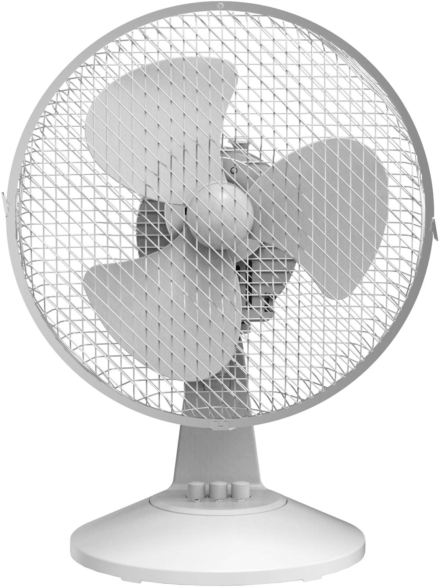 Igenix | Portable 12" White Desk Fan | Aldiss of Norfolk
