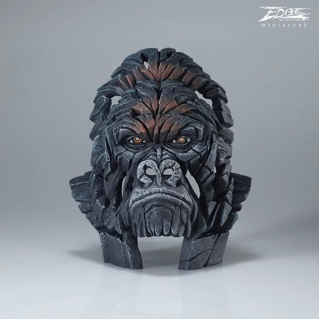 Edge Sculptures - Miniature Gorilla Bust | Aldiss of Norfolk